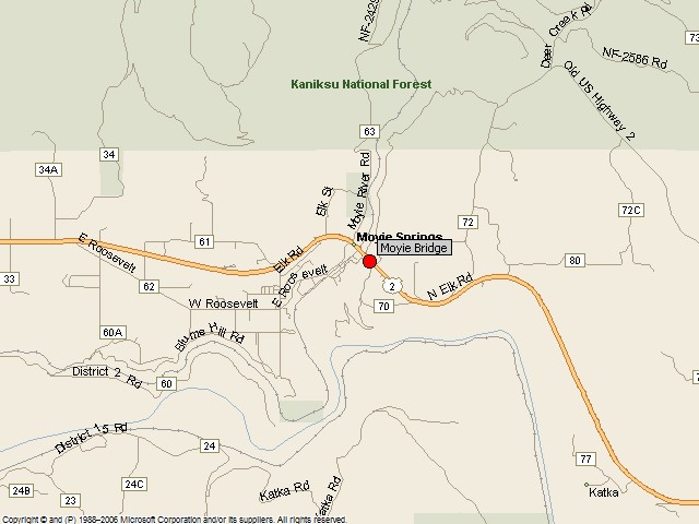 HistoricBridges.org - Moyie Bridge Map