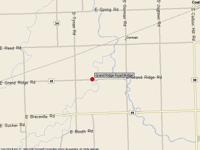 HistoricBridges.org - Grand Ridge Road Bridge Map