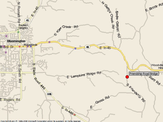 HistoricBridges.org - Friendship Road Bridge Map
