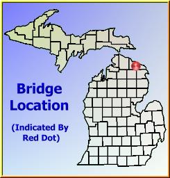HistoricBridges.org - Ocqueoc Falls Highway Bridge Map