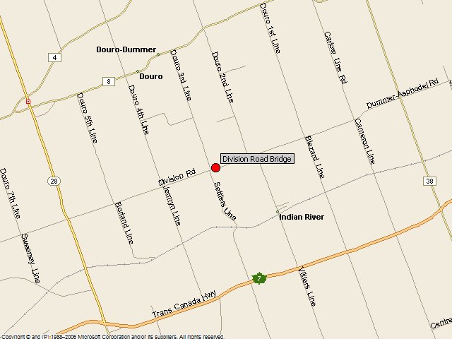 HistoricBridges.org - Division Road Bridge Map