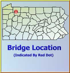 HistoricBridges.org - Tidioute Bridge Map